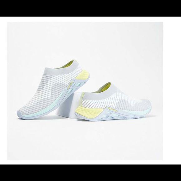 Merrell | Shoes | Merrell Knit Slipon Slides Range Slide Ac Glacier ...